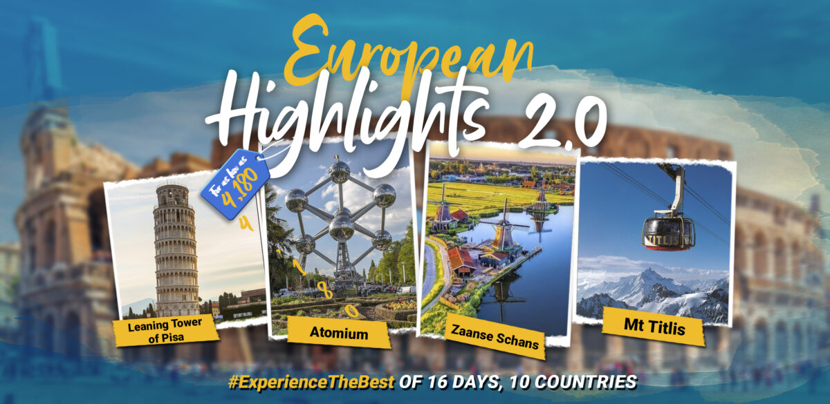 European Highlights 2.0 - Century Travel and Tours Inc.